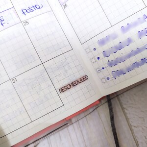 Rescheduled Clear Planner Stickers Set of 39 Task and - Etsy