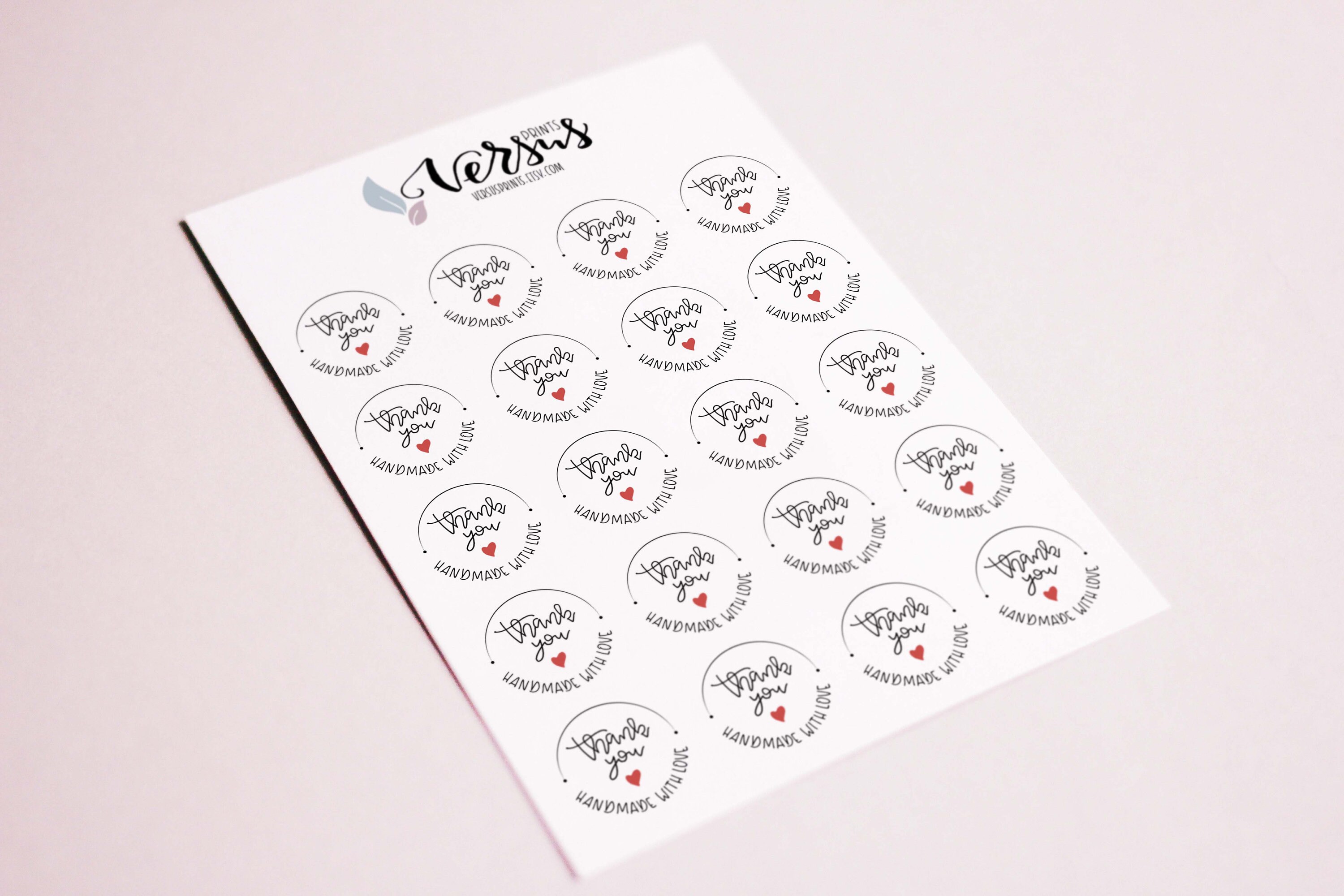 Packaging Stickers Gift Tag Stickers Thank You Stickers | Etsy