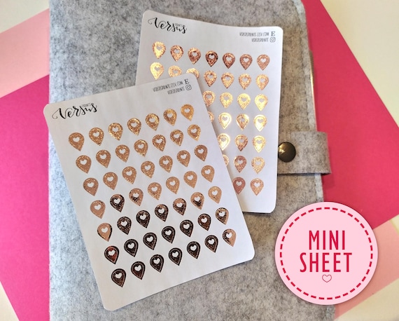 Location Icon Planner Stickers Gps Pointer Mark Stickers | Etsy