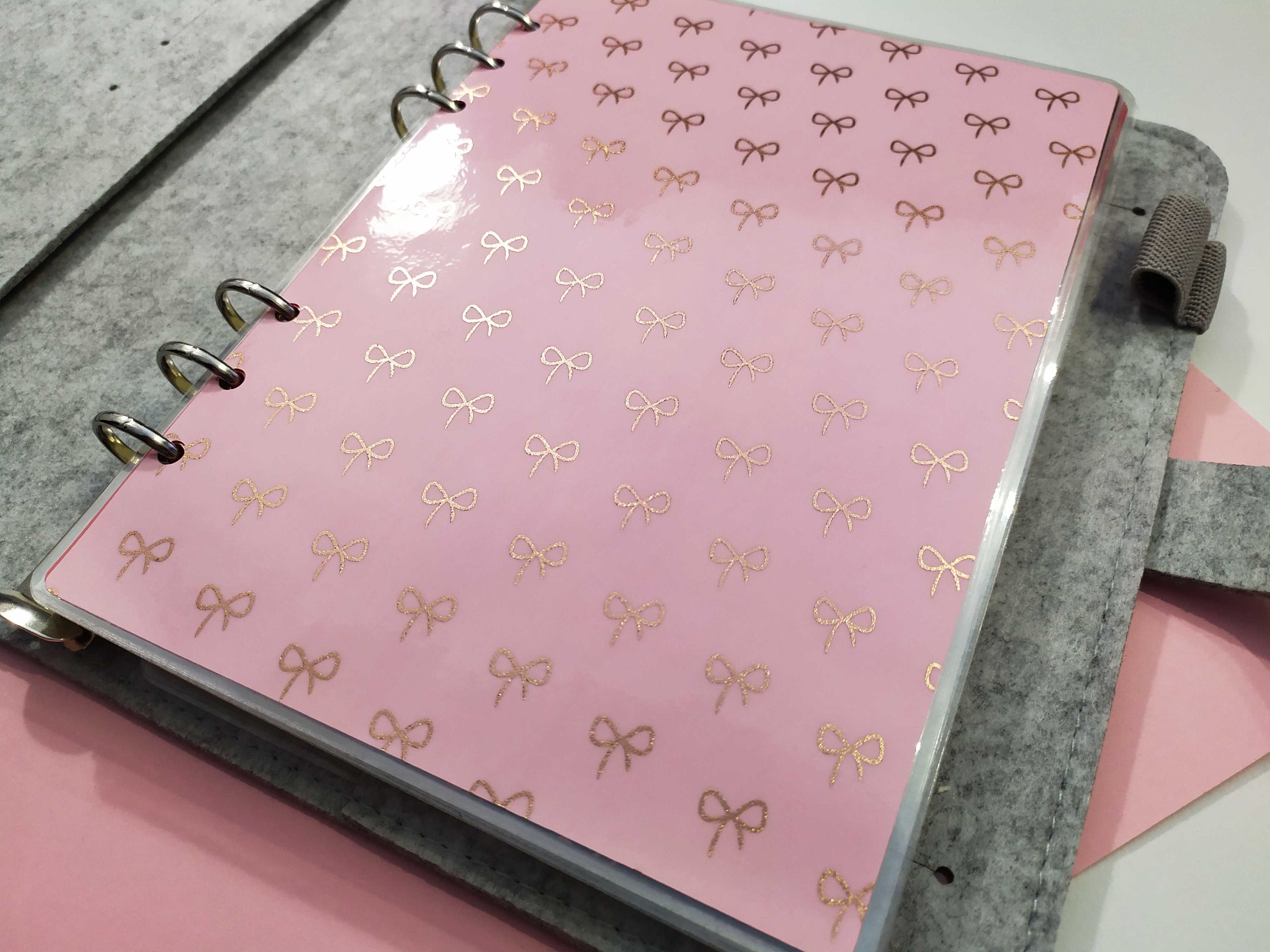 Planner Dashboard Minimal Foil Bows Planner Dashboard for - Etsy