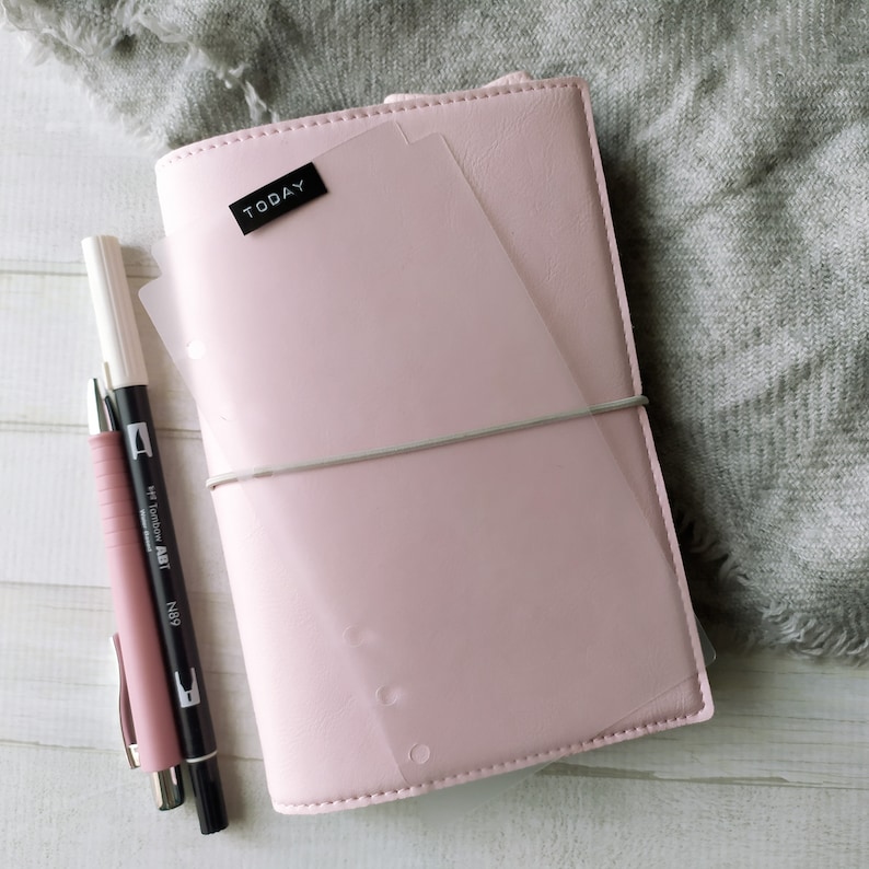 Today Planner Bookmark Frosted PVC Page Marker Clear | Etsy