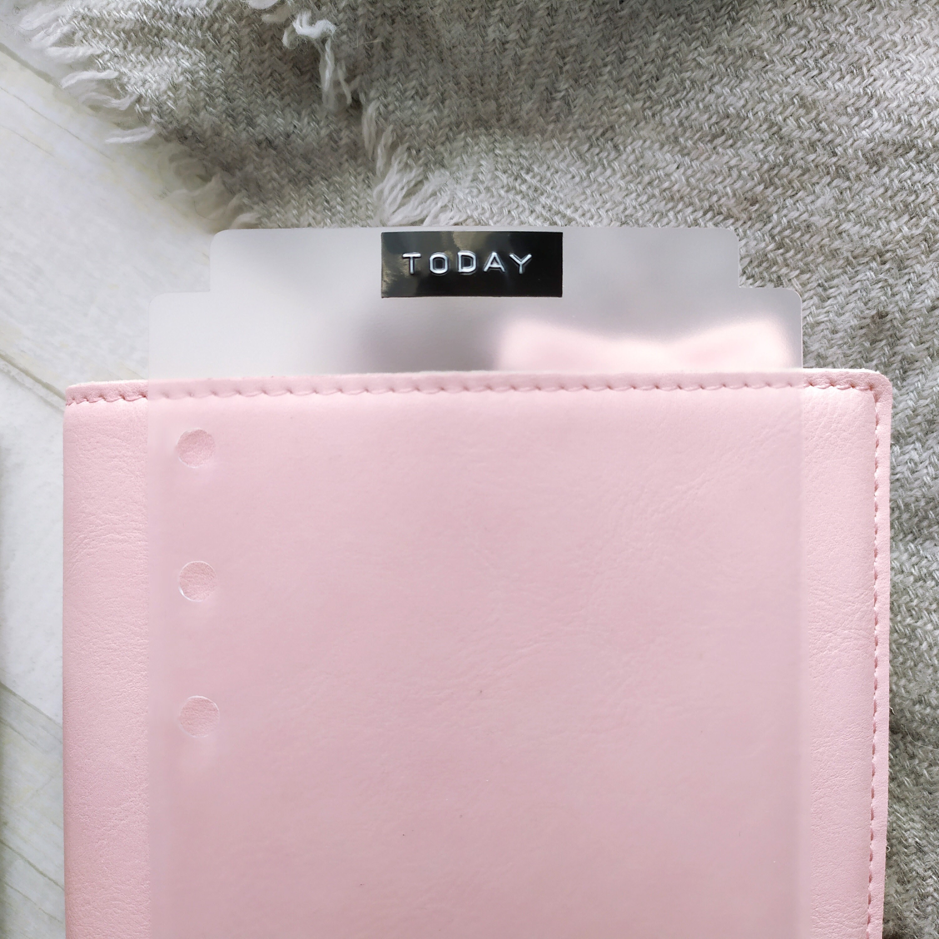 Today Planner Bookmark Frosted PVC Page Marker Clear | Etsy