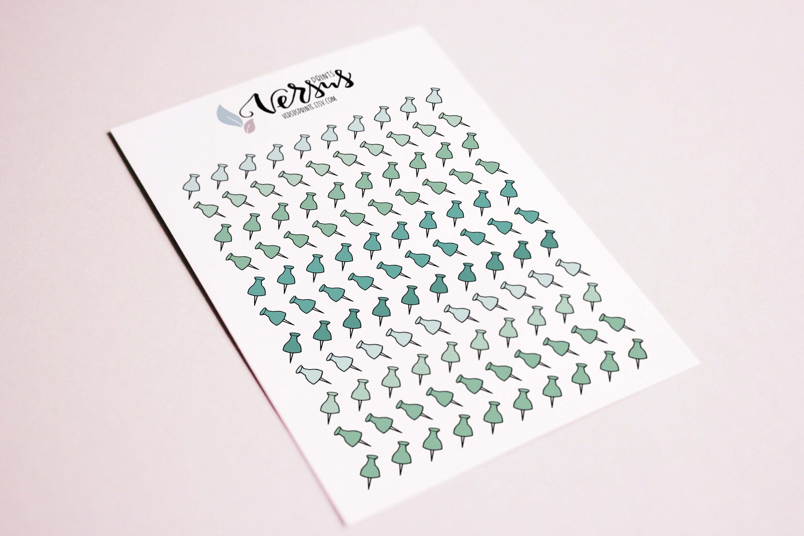 Push Pin Stickers Thumbtack Stickers Planner Reminder | Etsy