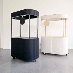 Customizable Mobile Coffee Cart, Popup Bar Car Modern Food Beverage ...