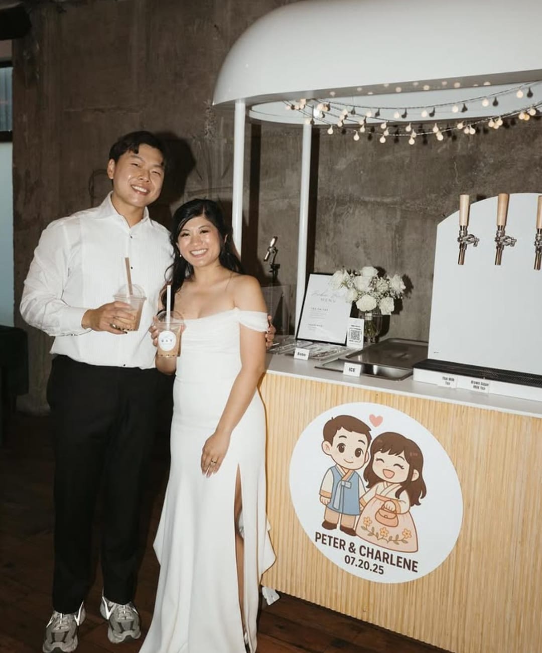 Custom Boba Tea Milk Self-service Catering Hand Push Cart - Etsy
