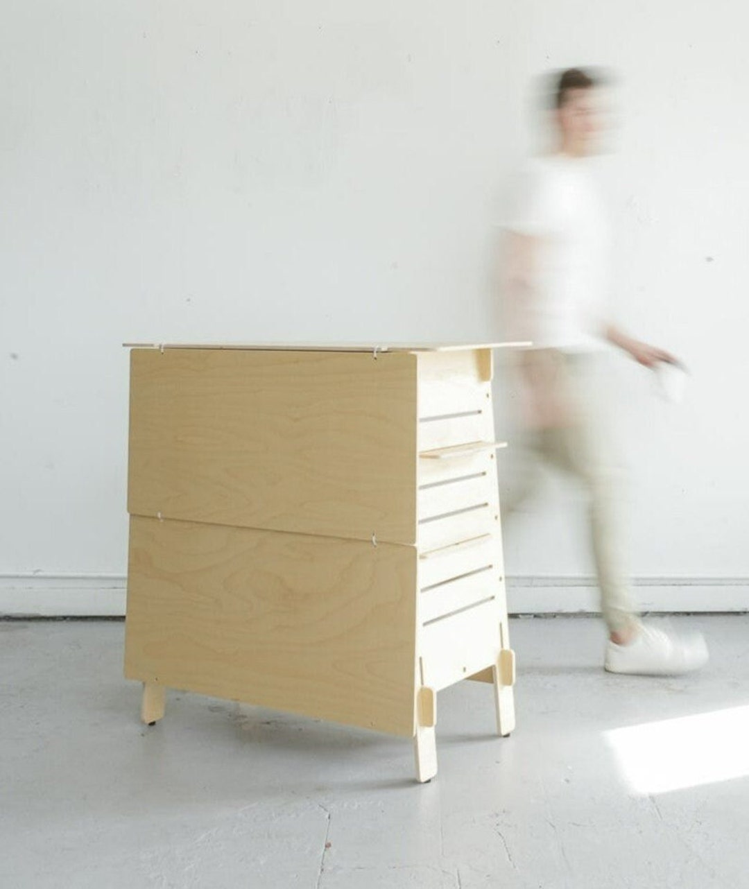 Checkout Kiosk Counter, Portable, Collapsible Display Counter With ...