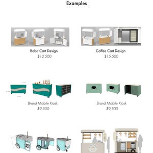 Mobile Cart, Pop up Bar Cart, Modern Food + Beverage Cart, Mall Kiosk ...