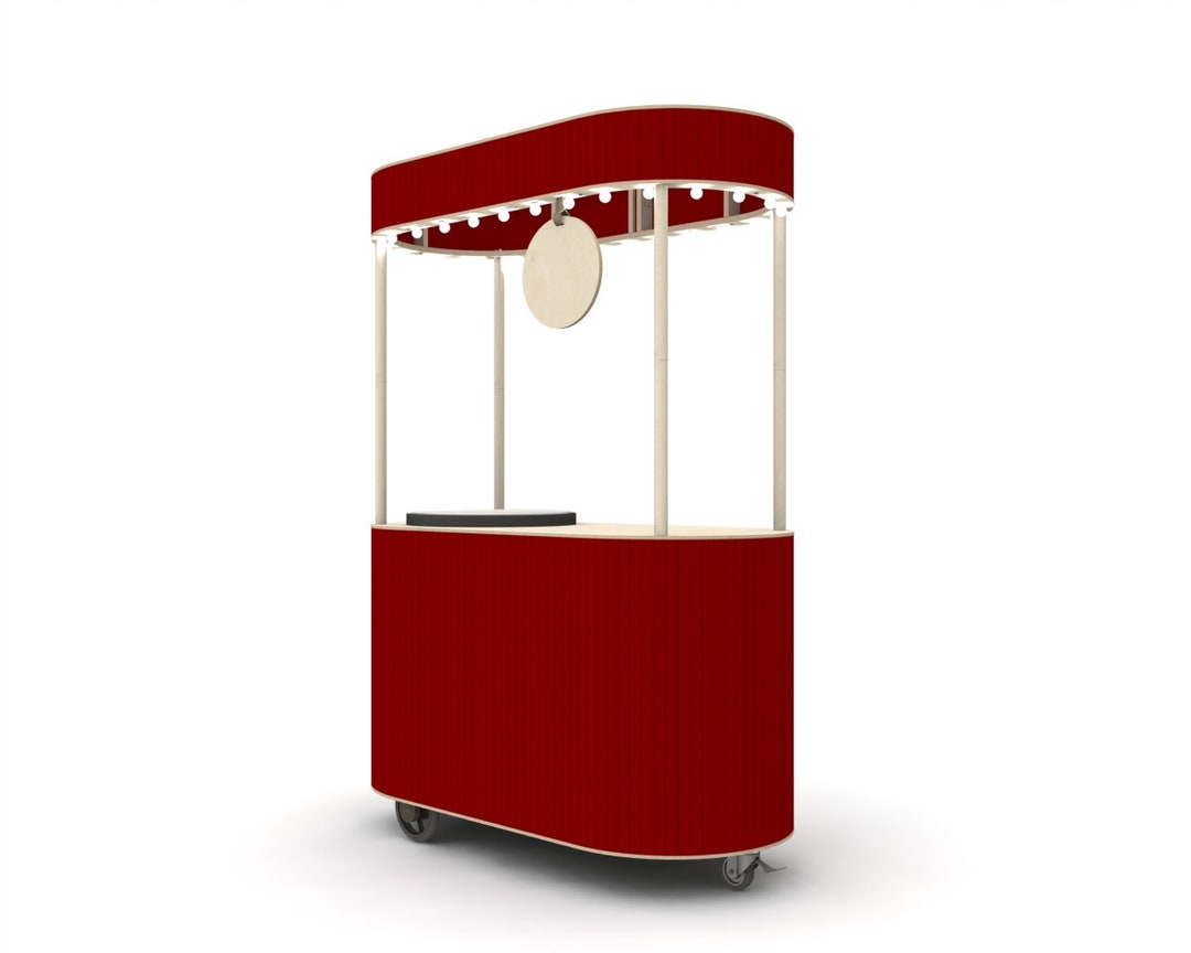 Customizable Mobile Coffee Cart, Popup Bar Car Modern Food Beverage ...
