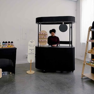 Custom Mobile Cart Pop up Bar Cart Modern Brand Activation Promotional ...