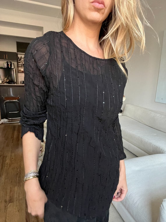 Vintage See Through Top Gem 2294