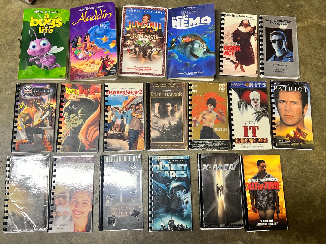 Upcycled VHS Junk Journals 4/5 - Etsy