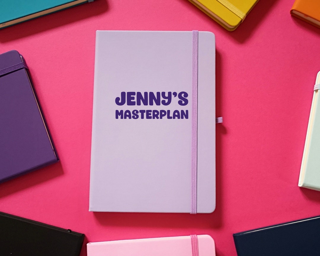 Personalised Masterplan A5 Notebook Soft Touch Hardback Notepad Journal - Etsy