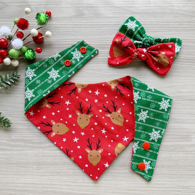 Christmas Bandana - Etsy