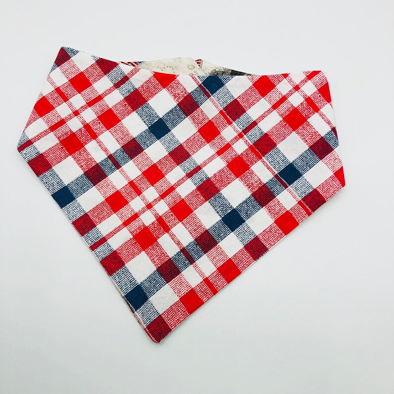 Flags and Eagles Dog Bandana, Reversible Pet Scarf - Etsy