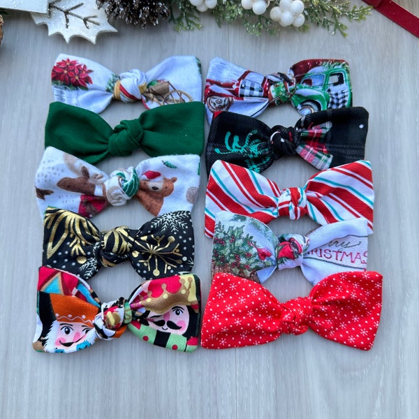 Christmas Dog Bows Ear - Etsy