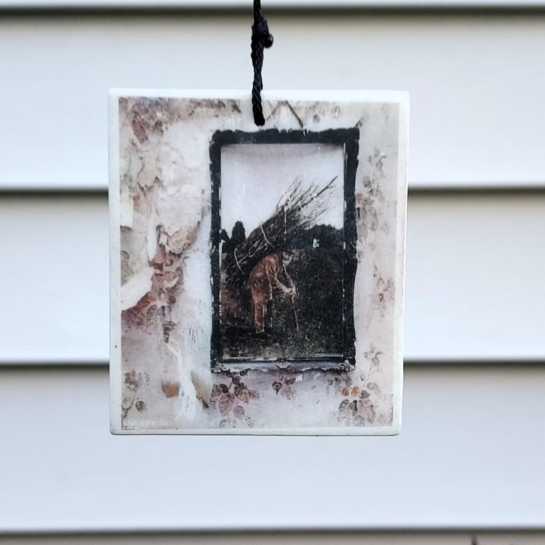 Led Zeppelin Handmade Wind Chime Colorful Led Zep 4 Led Zep 1969 Yard ...