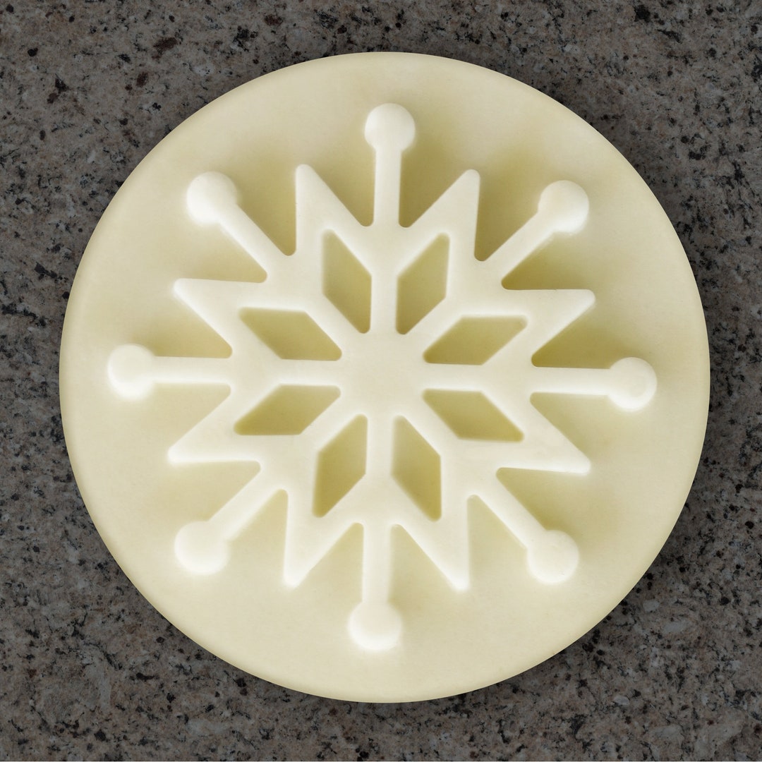 Snowflake Cookie Stamp, 01, Christmas Cookie Stamps, Holiday Cookie ...