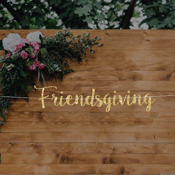 Printable Friendsgiving Banner - Etsy