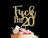 20th Cake Topper 20th Birthday 20th Party Decoration 20th - Etsy