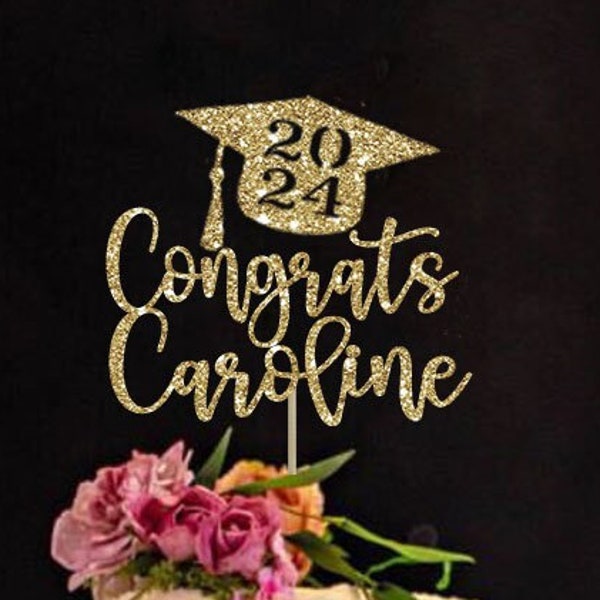 Personalized Graduation Cake Topper - Etsy