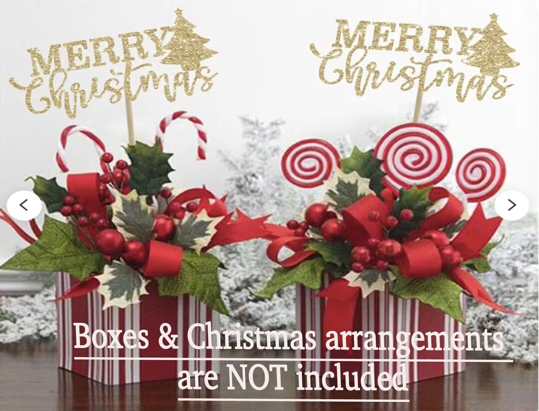 Merry Christmas Centerpieces Christmas Centerpieces Christmas Party ...