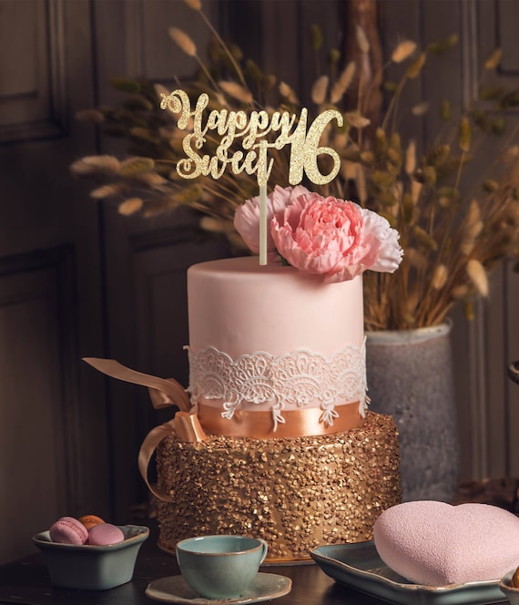 Pink Cake Sweet Sixteen Themes