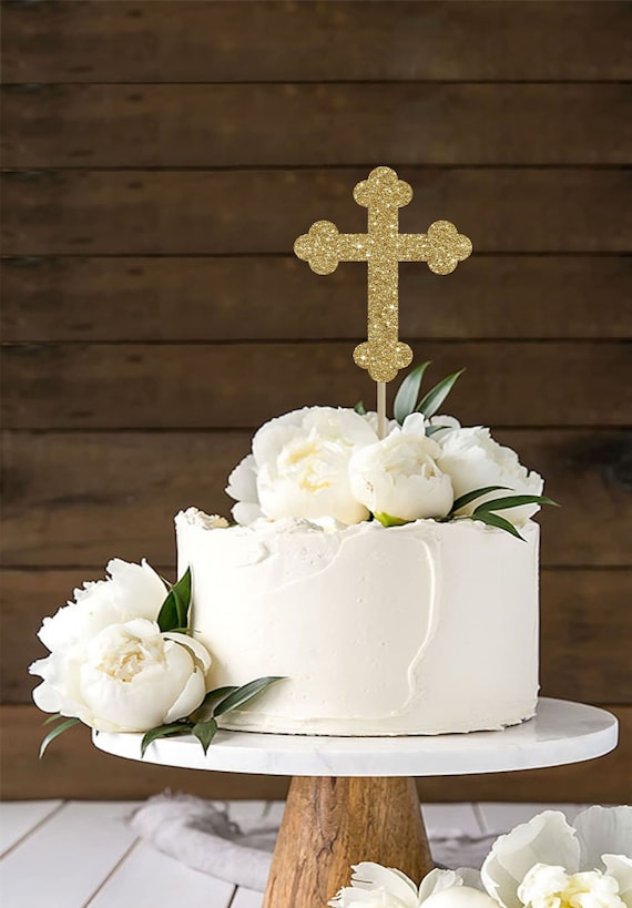 Cross Cake Toppers