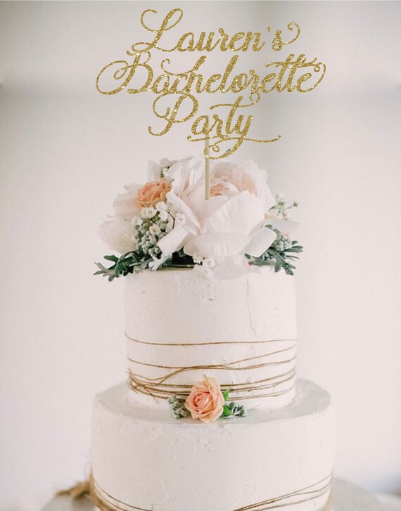 Topper de pastel de despedida de soltera despedida de | Etsy