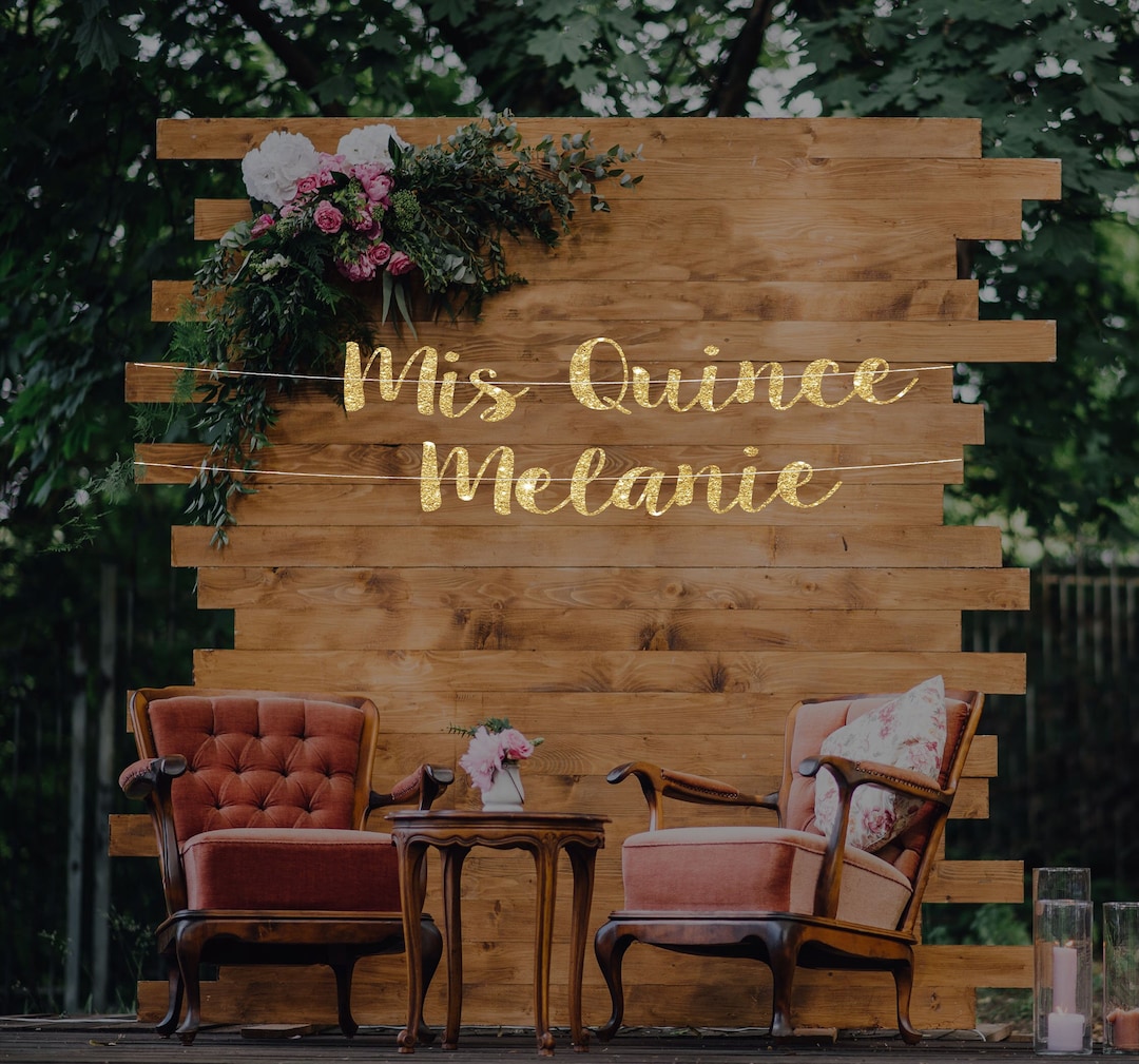 Custom Quinceañera Banner: Personalized 15th Birthday Party Decor - Etsy