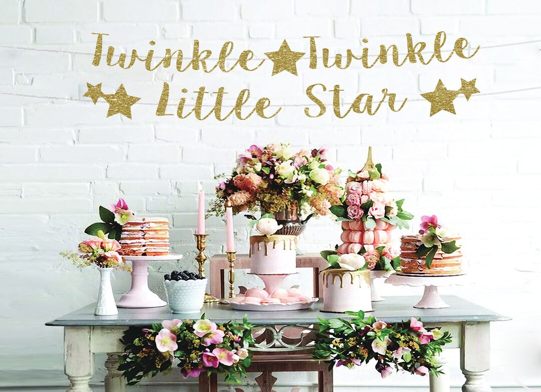 Twinkle Twinkle Little Star Banner: Gender Reveal Party Decor - Etsy