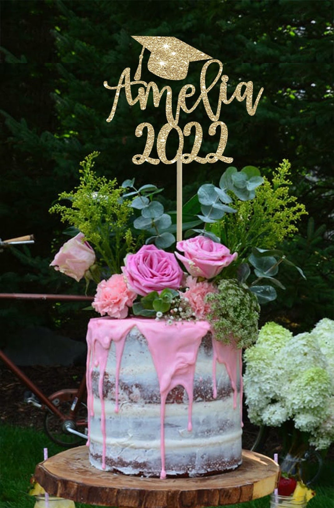 Graduation Cake Topper Custom Cake Topper Class of 2022 - Etsy
