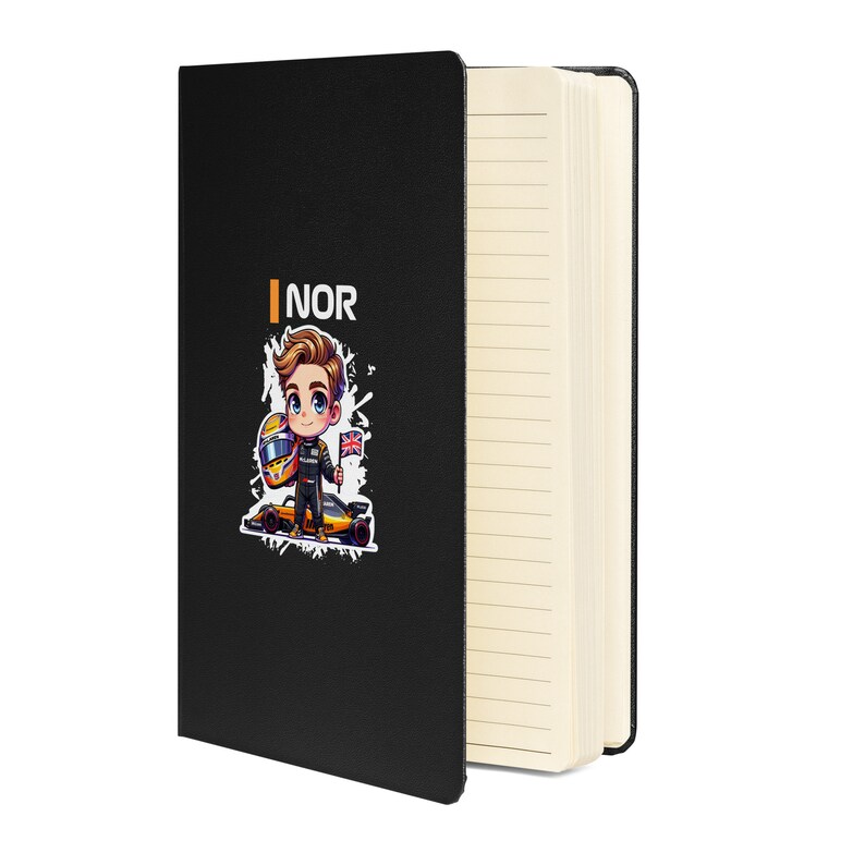 Norris Hardcover Bound Notebook Norris Notebook Mclaren 4 F1 Formula 1 ...