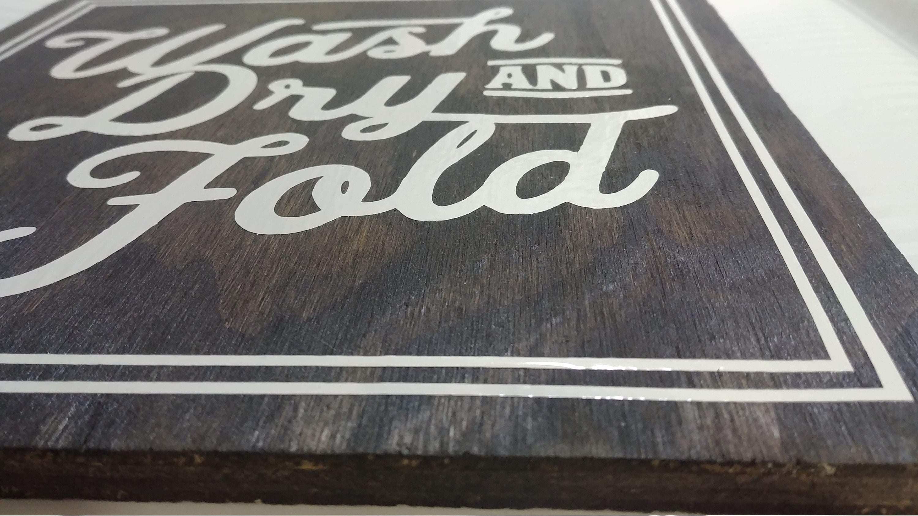 Wash Dry and Fold Laundry Sign - Etsy