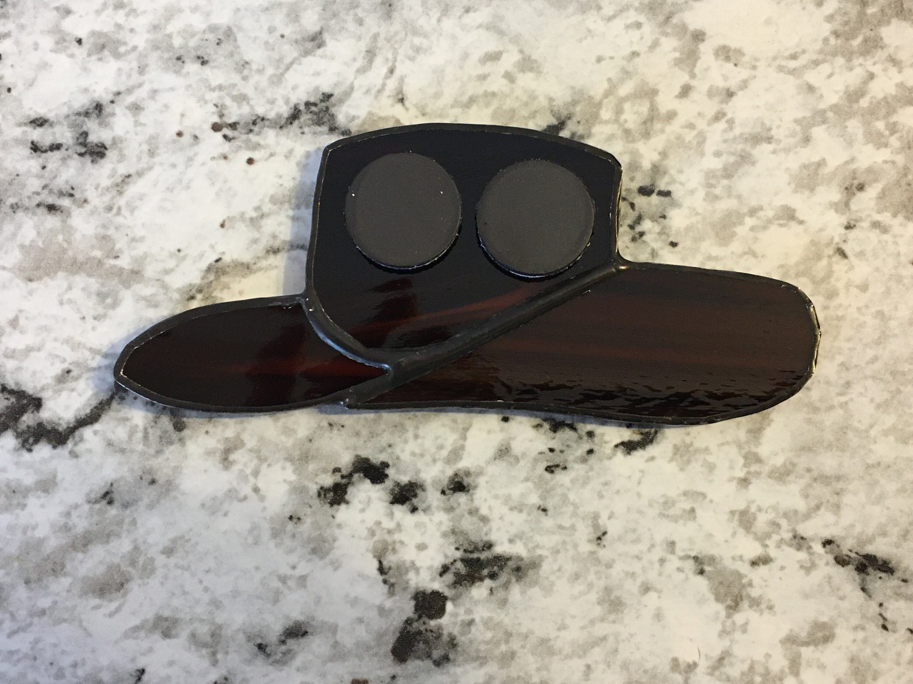 Stained Glass Cowboy Hat Magnet Brown - Etsy