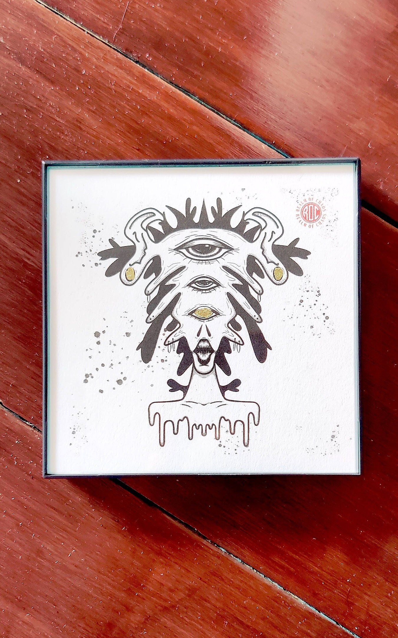 Gold Alien Queen Sci Fi Wall Art - Etsy