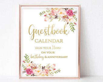 Printable Postcard Guestbook Sign Printable Guest Book Sign | Etsy