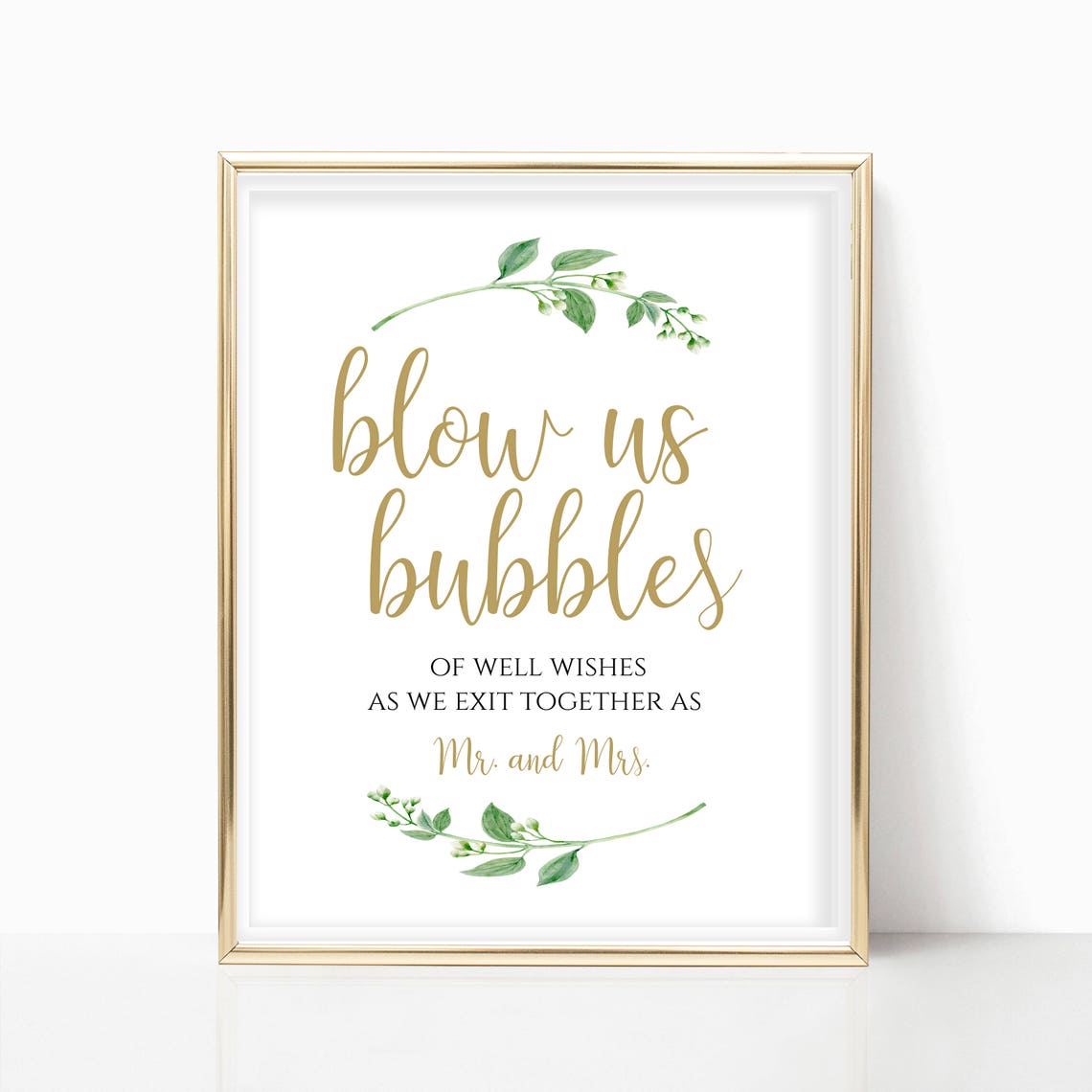 Printable Bubbles Sign Blow Us Bubbles Send off Sign Wedding | Etsy