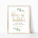 Printable Bubbles Sign Blow Us Bubbles Send off Sign Wedding Mr Mrs ...