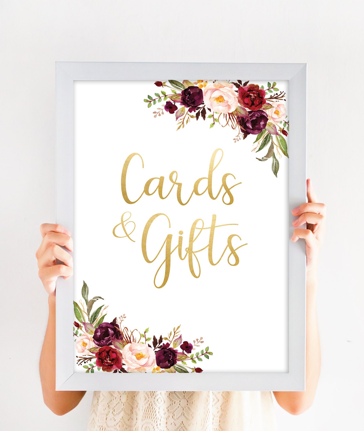 Cards and Gifts Sign Gift Table Sign Cards & Gifts Printable - Etsy