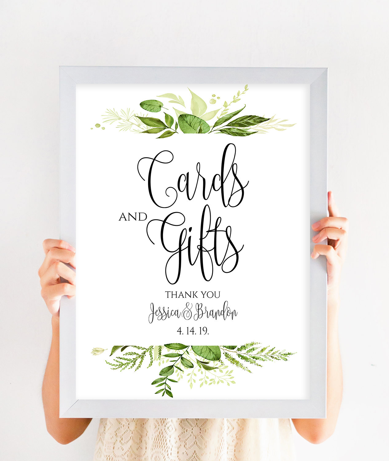 Personalized Cards and Gifts Sign Wedding Poster Gift Table - Etsy