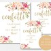 Confetti Printable Confetti Sign Printable Wedding Confetti Sign ...