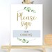 Printable Please Sign Template Please Sign Our Canvas, Guestbook, Globe ...