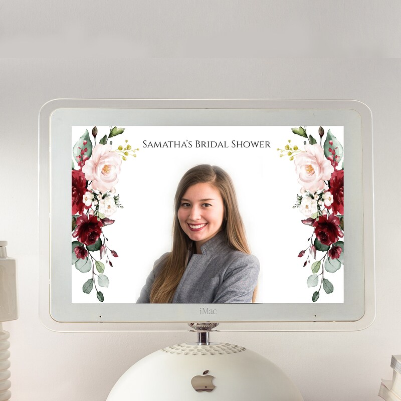 Bridal Shower Zoom Background - Etsy