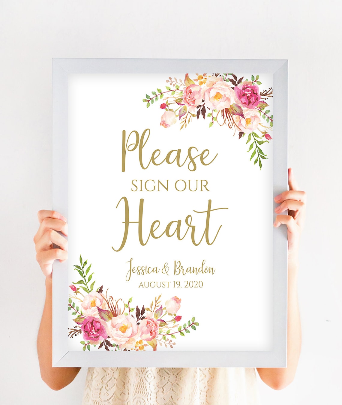 Printable Please Sign Template Please Sign Our Canvas - Etsy