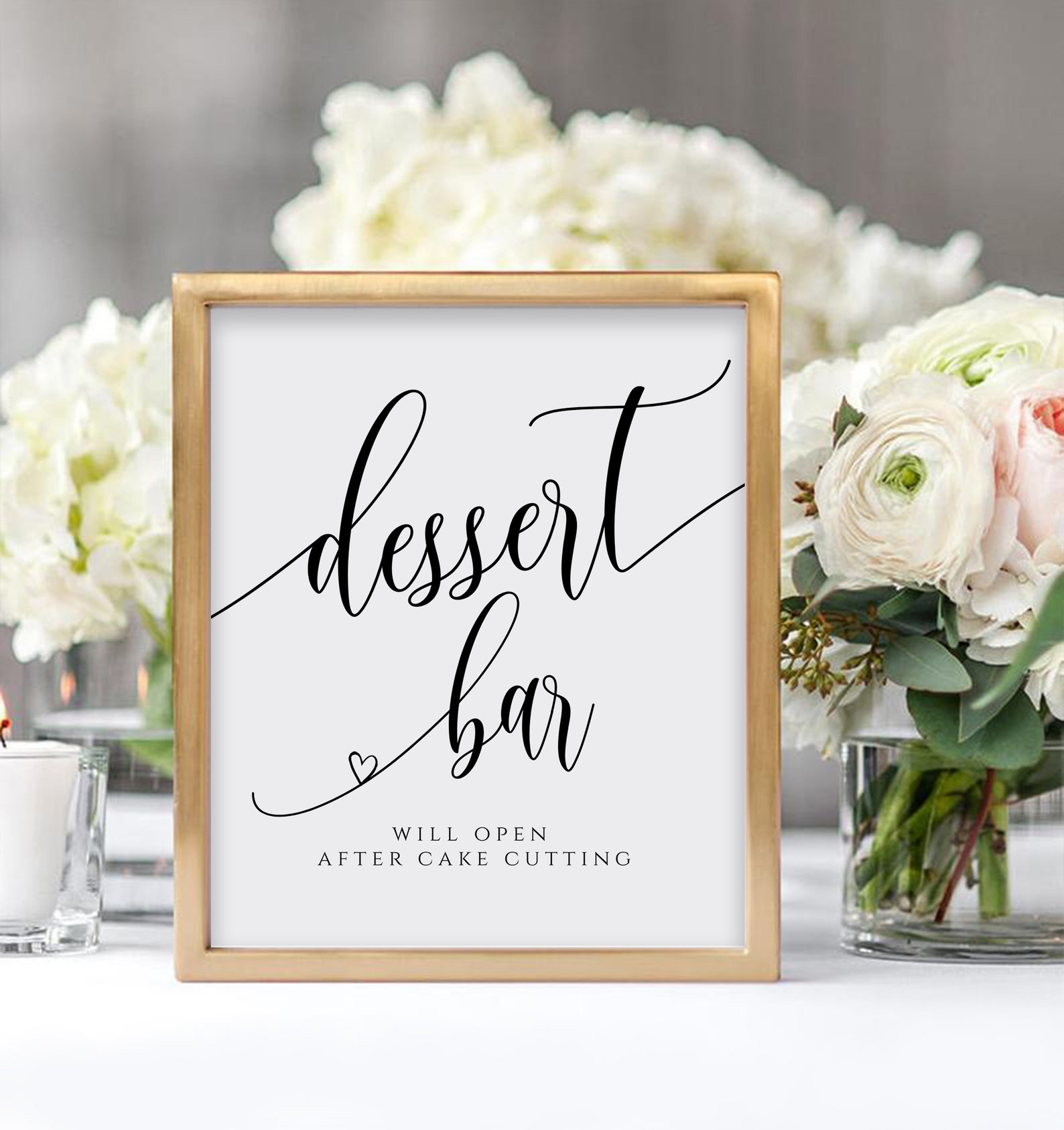 Dessert Bar Sign Printable Dessert Table Sign Dessert Table | Etsy