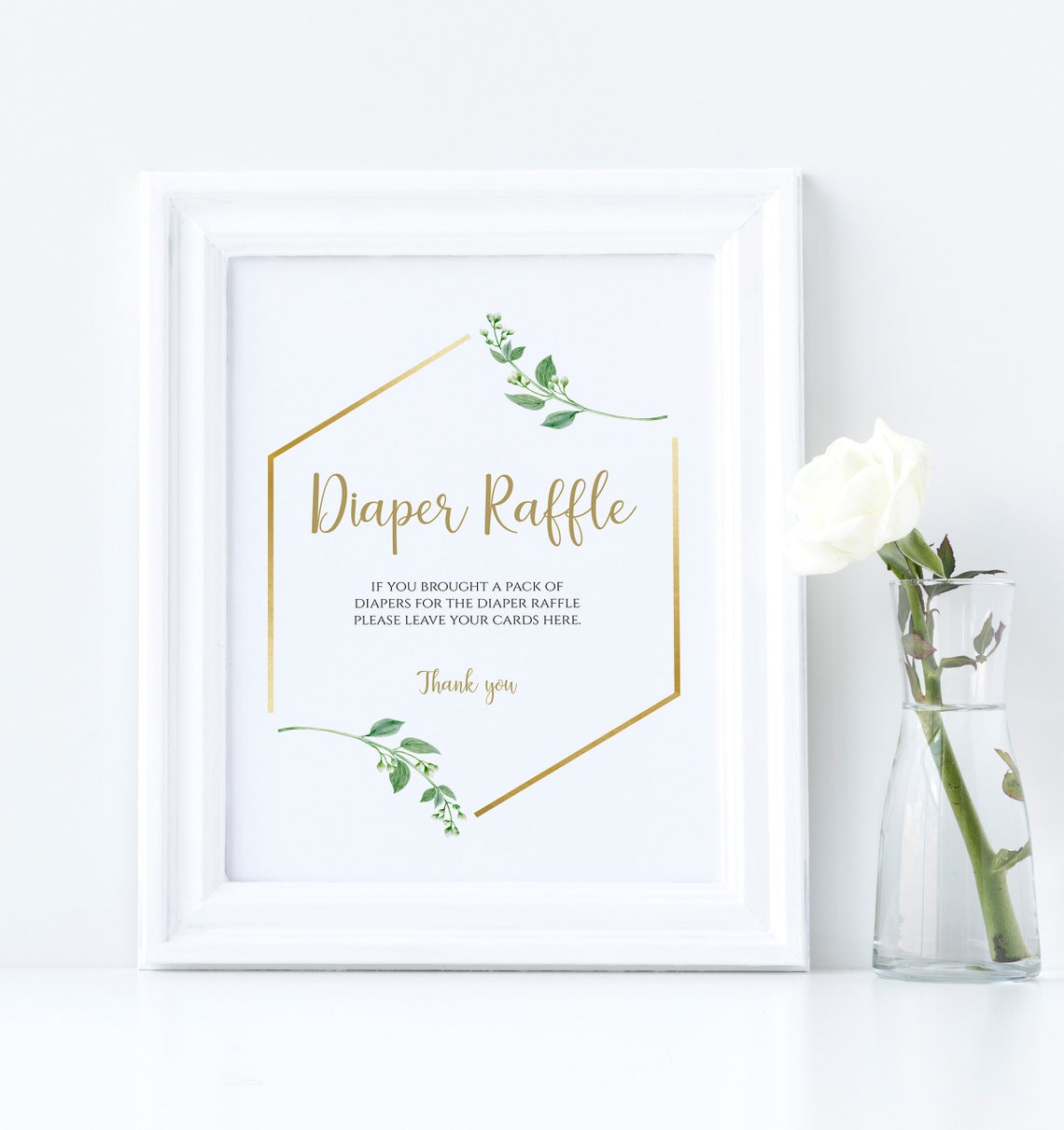Diaper Raffle Cards Baby Shower Game Printable Diaper Raffle - Etsy