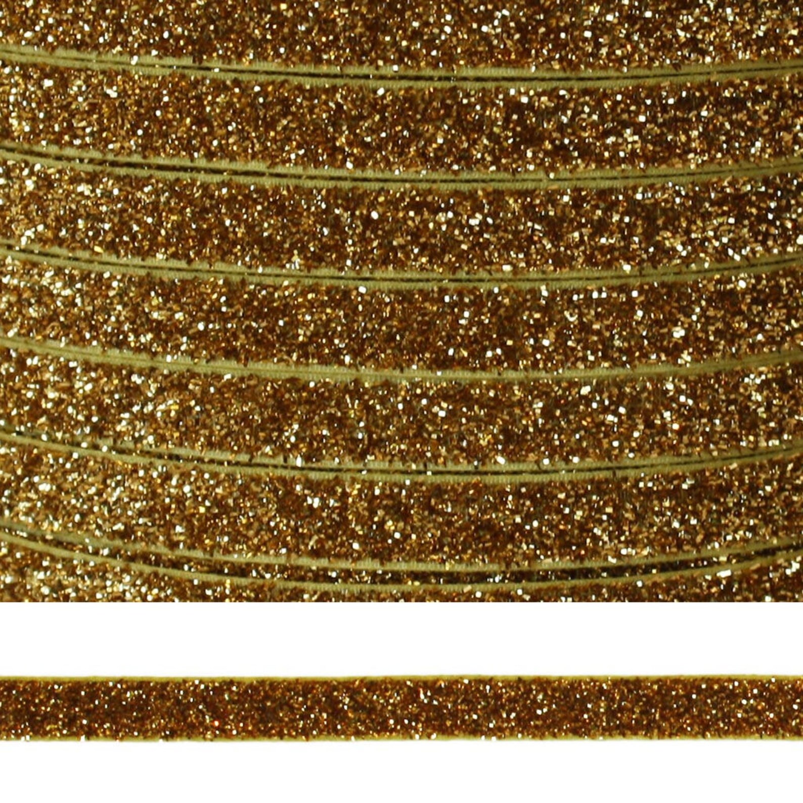 GOLD Glitter Ribbon Ribbon Elastic 5 Yards Sparkle - Etsy UK
