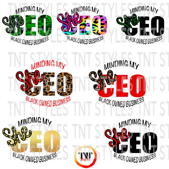 CEO Bundle PNG Instant Download Female Owned Small Biz | Etsy