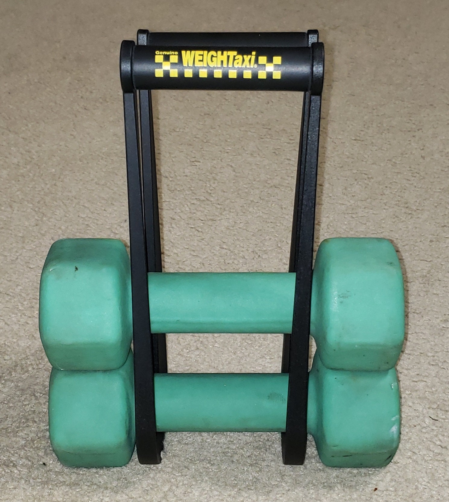 Genuine Weightaxi® Dumbbell Carrier • Patented Weight Holder • Carry ...