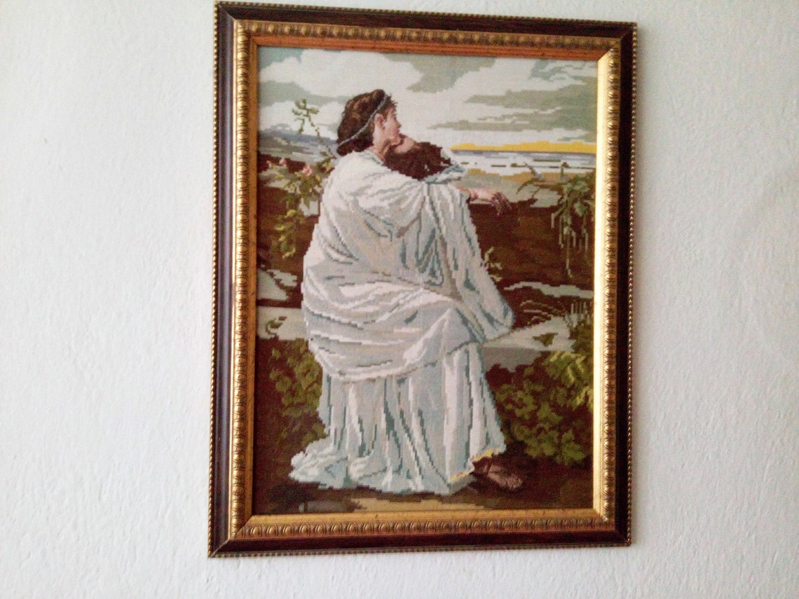 Vintage Gobelin Tapestry/ Original Wiehler Gobelin/ Cross - Etsy